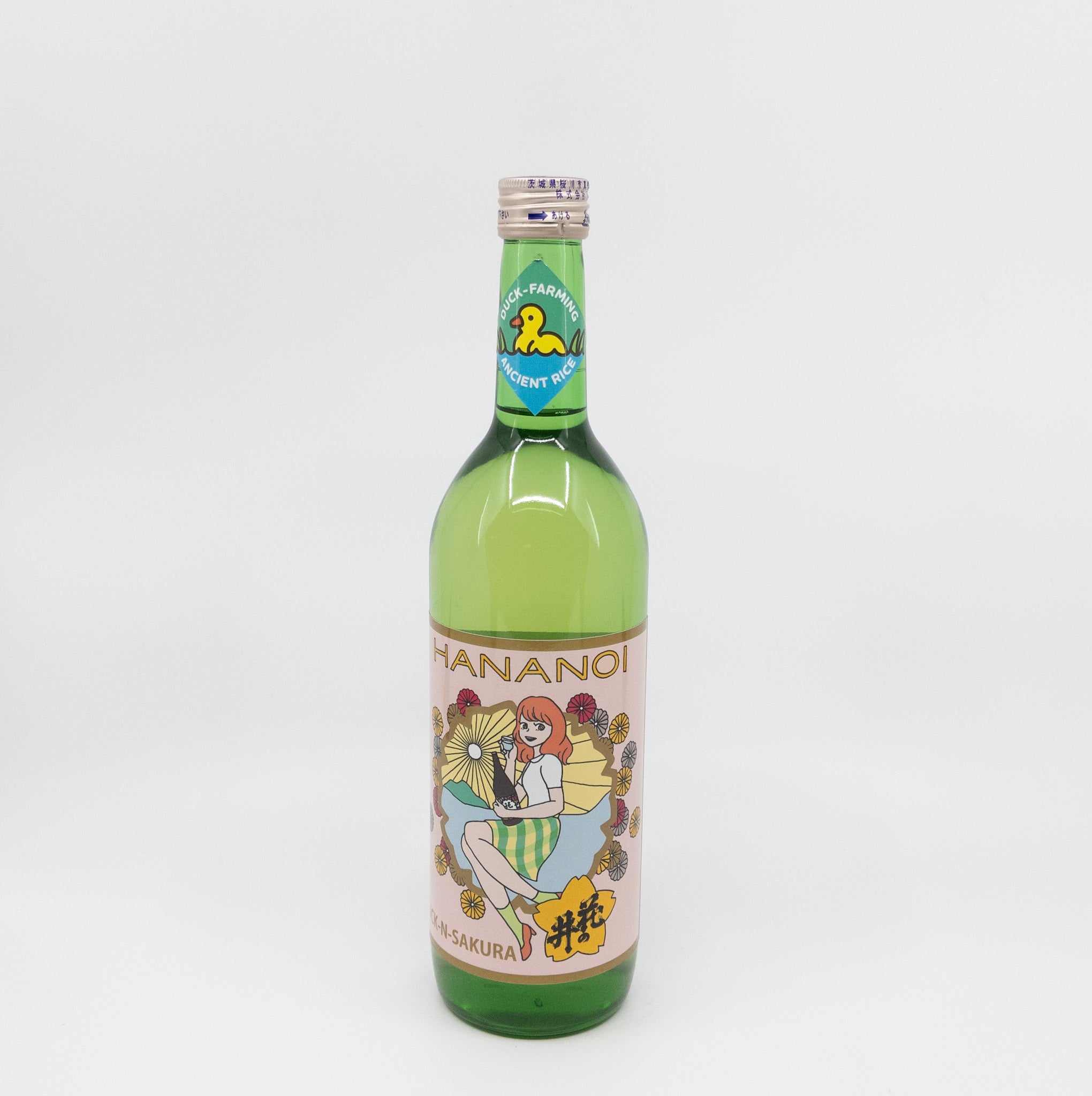 Hananoi “Duck N Sakura” Junmai [720ml] – Bin Bin Sake New York